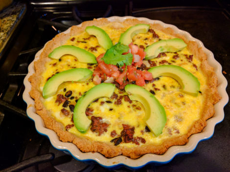 Taco Quiche {gluten free} – 90/10 Nutrition