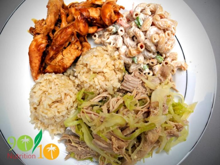 Healthy Hawaiian Plate Lunch – Clean Eating Hawaiian Recipes – 90/10 ...