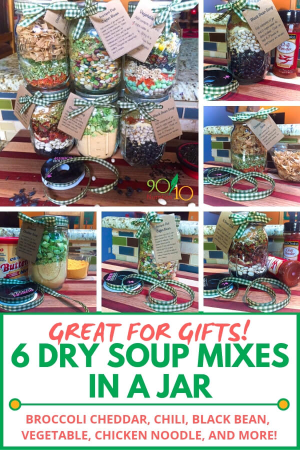 Soup Mixes In A Jar 6 Great Gift Ideas 90 10 Nutrition