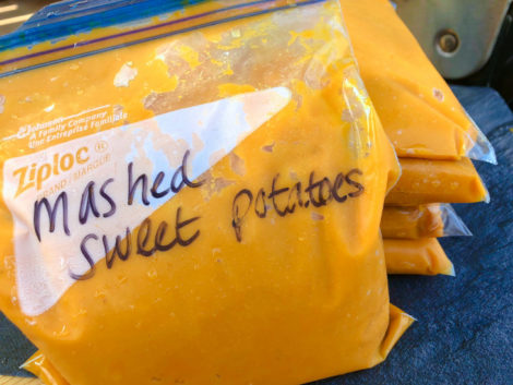 Frozen Mashed Sweet Potato Packs – Make Your Own – 90/10 Nutrition