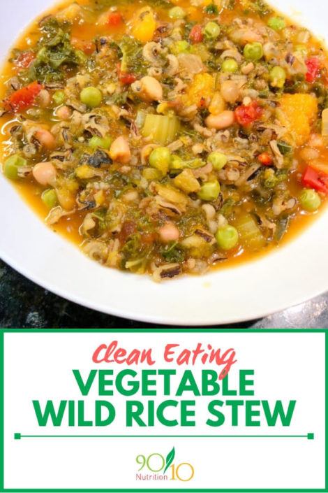 Vegetable Wild Rice Stew – 90/10 Nutrition
